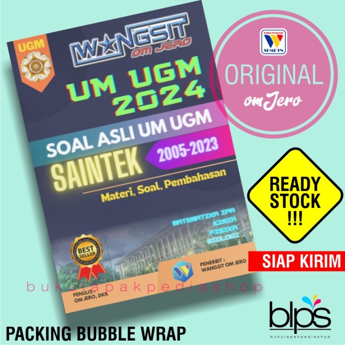 Jual Buku Wangsit Om Jero UTBK SNBT UTUL UM UGM SAINTEK 2024 | Shopee Indonesia