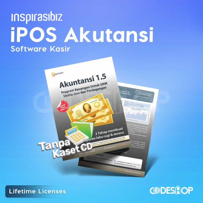 Jual Software Akuntansi 1.5 Untuk Program Keuangan Lengkap Original ...
