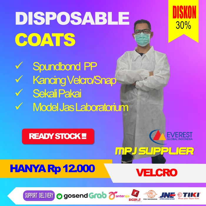 Jual Keren 087839914988 Jas lab Disposable , Jas Lab Sekali Pakai ...