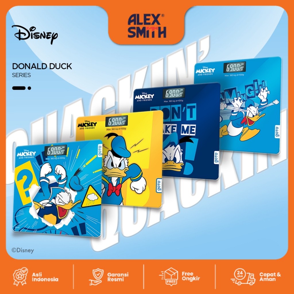 Jual BEST SELLER GOTO MALAGA QUBI X DISNEY TIMBANGAN BERAT BADAN ...