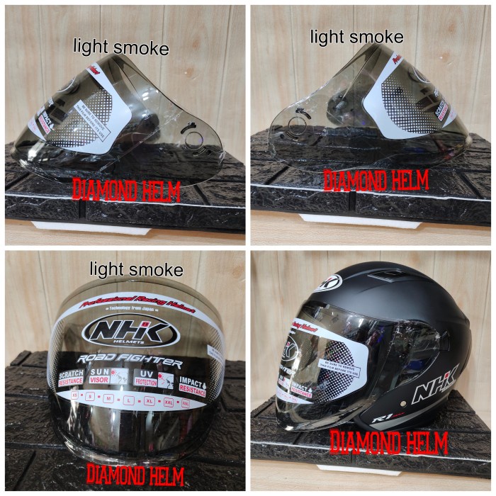 Jual KACA HELM VISOR HELM NHK R1 MAX R1 ELITE ORIGINAL NHK | Shopee ...