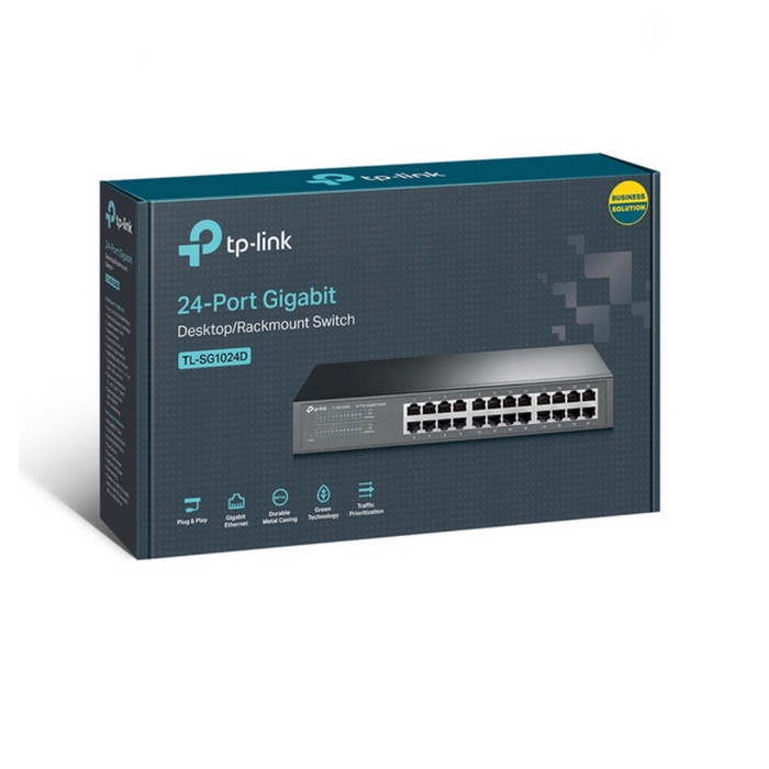Jual TP-Link TL-SG1024D 24 Port Gigabit Swit Hub TPLink TLSG1024D ...