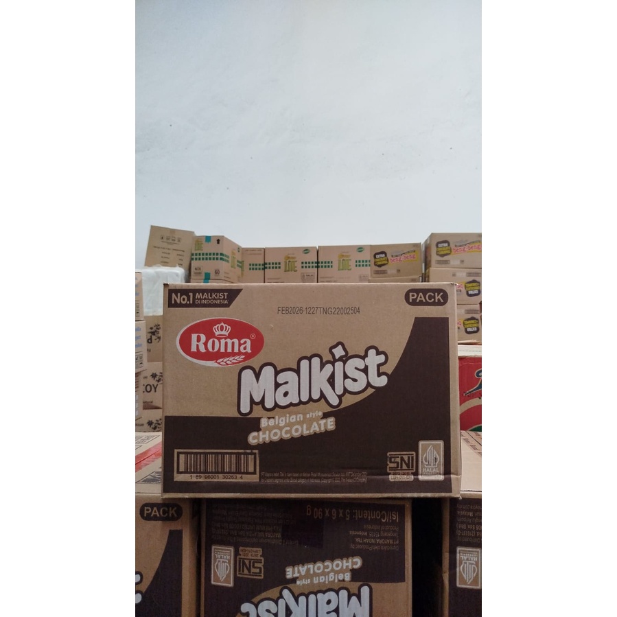 Jual 1 DUS Roma Malkist Coklat Biskuit Wafer 90gr | Shopee Indonesia