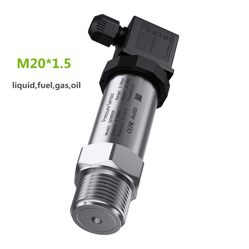 Jual BARU M20*1.5 Pressure Sensor Transmitter 0-20Kpa RS485 4-20mA 0 ...