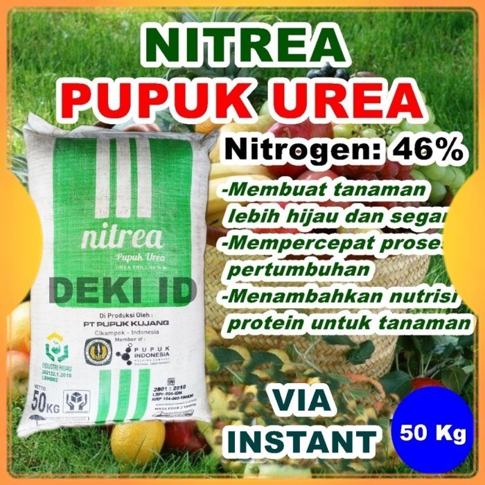Jual Urea Nitrea 50 Kg Via Instant Pupuk Kujang Kemasan Pabrik | Shopee ...