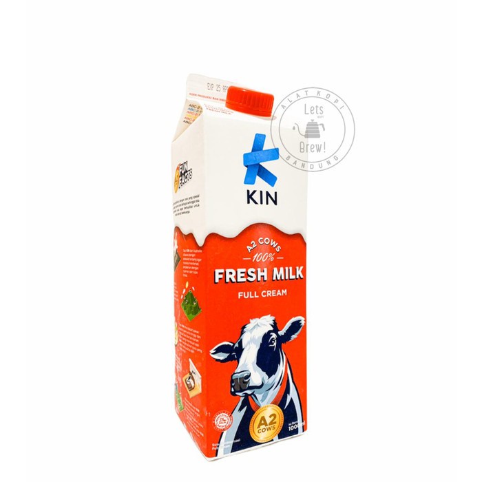 Jual FRESH MILK KIN 1000ML PLAIN / SUSU PASTEURISASI WAJIB DI KULKAS | Shopee Indonesia