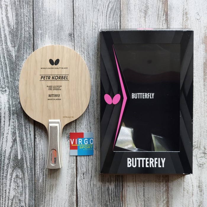 Jual Butterfly Petr Korbel kayu bat bet pingpong 100%ORIGINAL | Shopee Indonesia
