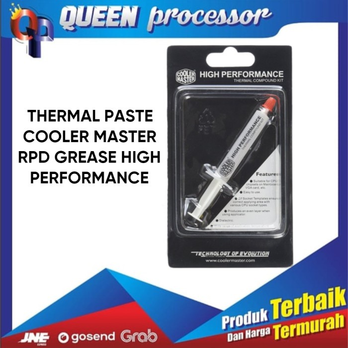 Jual THERMAL PASTE COOLER MASTER RPD GREASE HIGH PERFORMANCE | Shopee ...