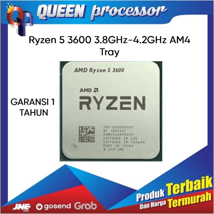 Jual AMD RYZEN 5 3600 TRAY AM4 3.6GHz | Shopee Indonesia