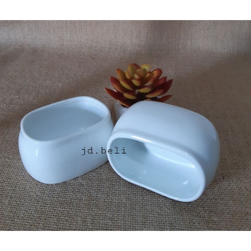 Jual HJK Sugar sachet pack holder/Tempat gula keramik/tempat teh /coffe ...