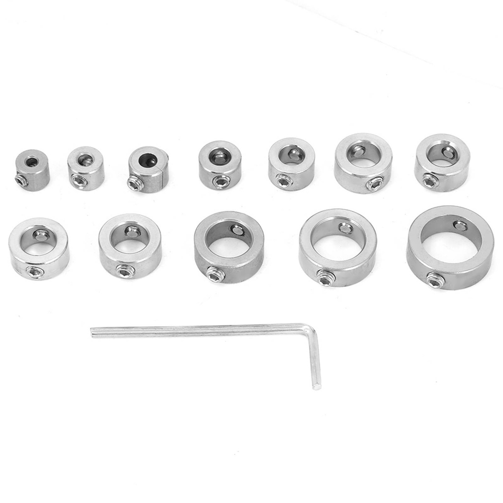 Jual 3-16mm Stainless Steel Drill Depth Stop Bit Collar Set Drilling ...