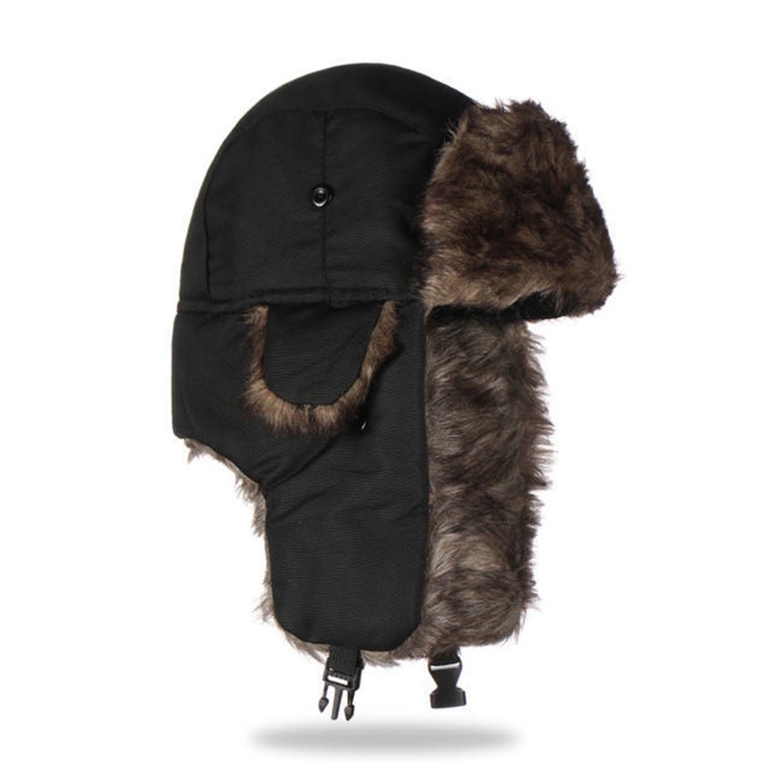 Jual Topi Salju Rusia Ushanka Topi Trapper Bomber Anti Dingin Outdoor ...