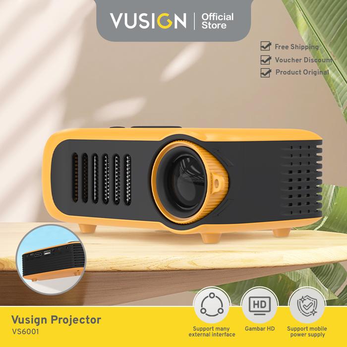 Jual Deli Aoka Proyektor Mini / Infokus / Projector HD 1080 VS6001 Lcd ...