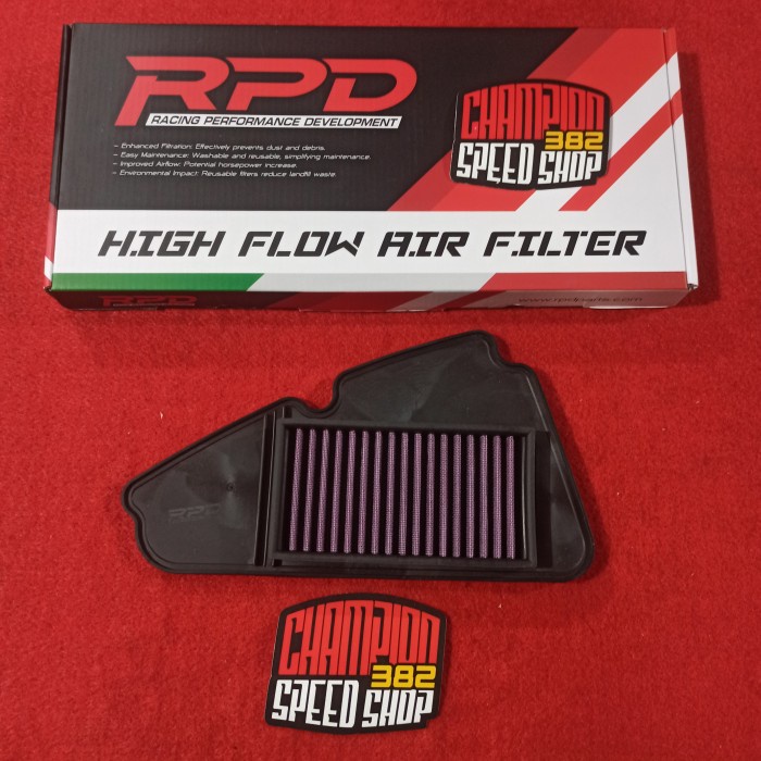 Jual Diskon High Flow Air Filter Udara Rpd Genio New Beat Led Deluxe ...