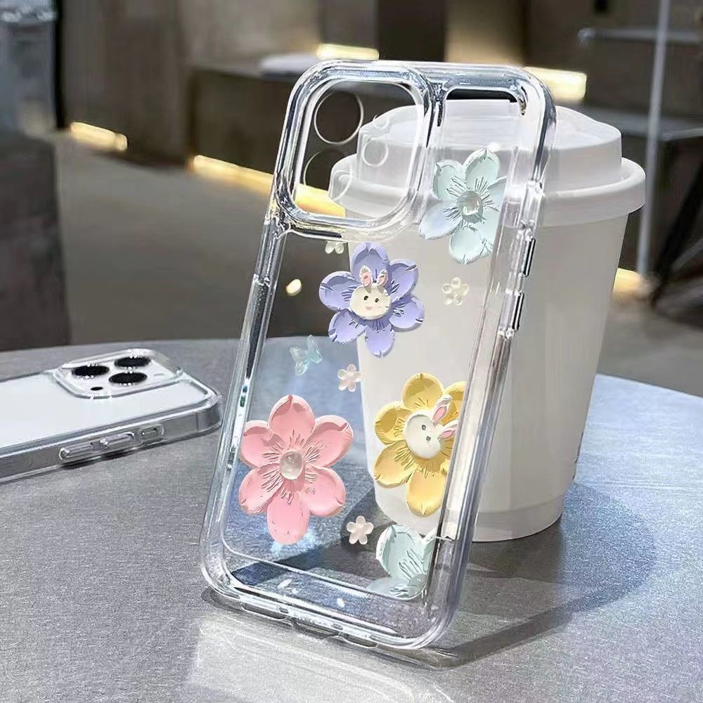 Jual Fancy Bunga Soft Cewek Case Realme C61 C63 C65 C51 C53 Note 60 60X ...