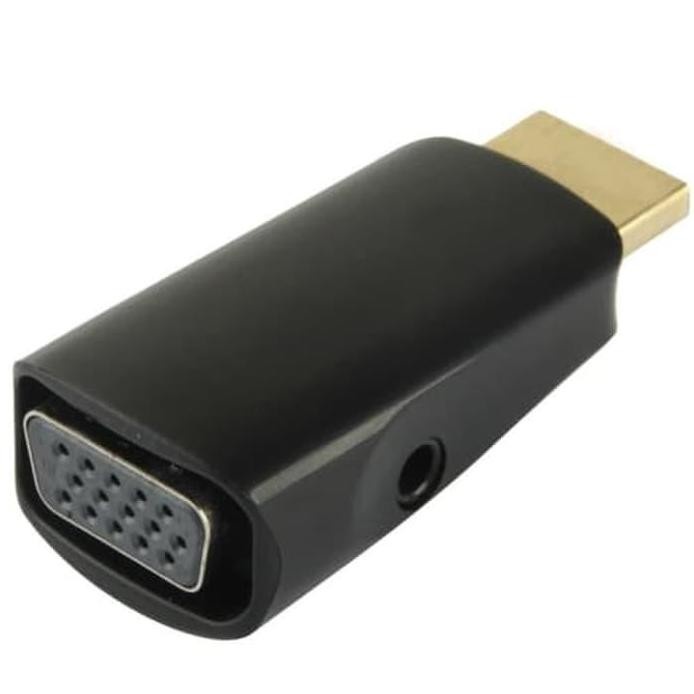 Jual Colokan Converter Konektor Adapter Hdmi To Vga With Audio Port ...