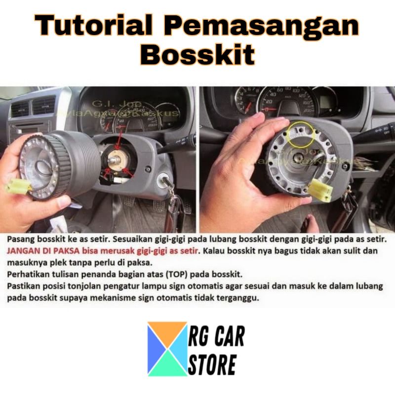 Jual HOT SALE BOSKIT STIR MOBIL UNIVERSAL MEREK HKB ORIGINAL DIJAMIN ...