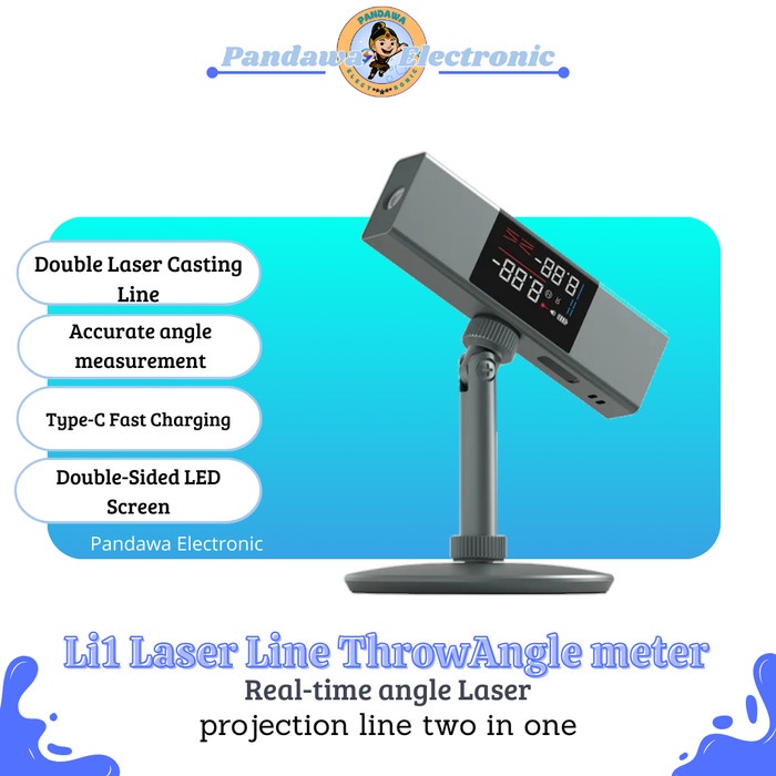 Jual Duka ATuMan Li1 Dual Laser Line Projector Meteran Digital Double ...
