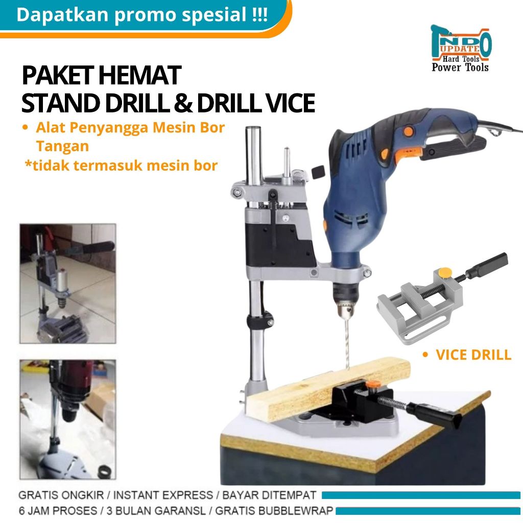 Jual Drill Stand Adapter Pengubah Mesin Bor Tangan Ke Bor Duduk Alat ...