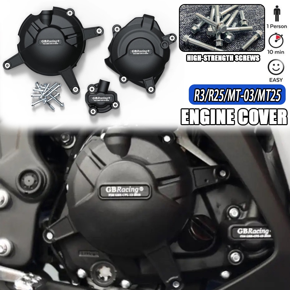 Jual R3 R25 Mt03 Motorcycles Engine Covers Protectors For Yamaha Yzf-R3 ...