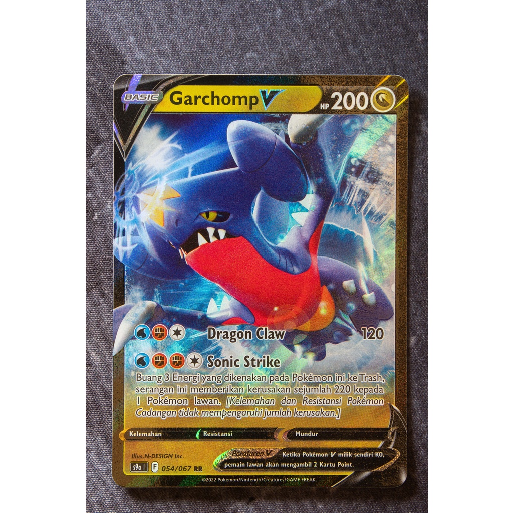 Jual Garchomp V RR S9a Pertarungan Daerah Kartu Pokemon TCG Original ...
