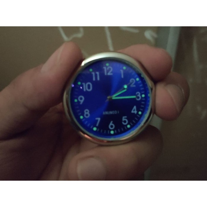 Jual [Good] Car Dashboard Mini Analog Clock Premium Jam Interior ...