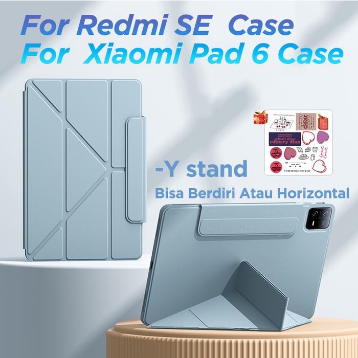 Jual Casing For Redmi Pad SE Y-Stand Flip Case Mi Pad 6 11inch with ...