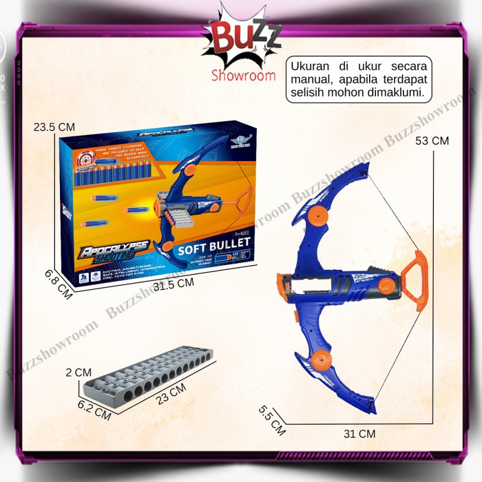 Jual Sai Sport - Crossbow Apocalypse Shooting Mainan Bow Panahan Anak ...