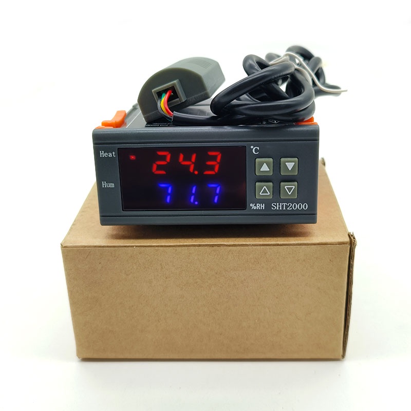 Jual Sht2000 Digital Display Smart Temperature Humidity Controller 220V 110V Sensor Relay ...