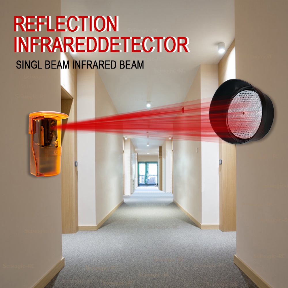 Jual Infrared Reflector Photocell Sensor 12-24V Dc/Ac Automated Gate ...