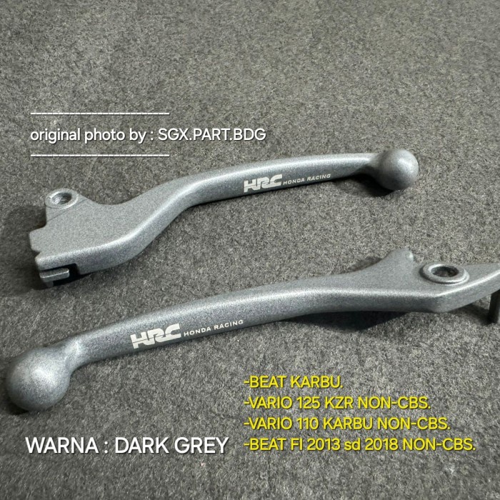 Jual HANDLE REM DARK GREY BEAT KARBU VARIO 125 BOHLAM BEAT FI NON CBS ...
