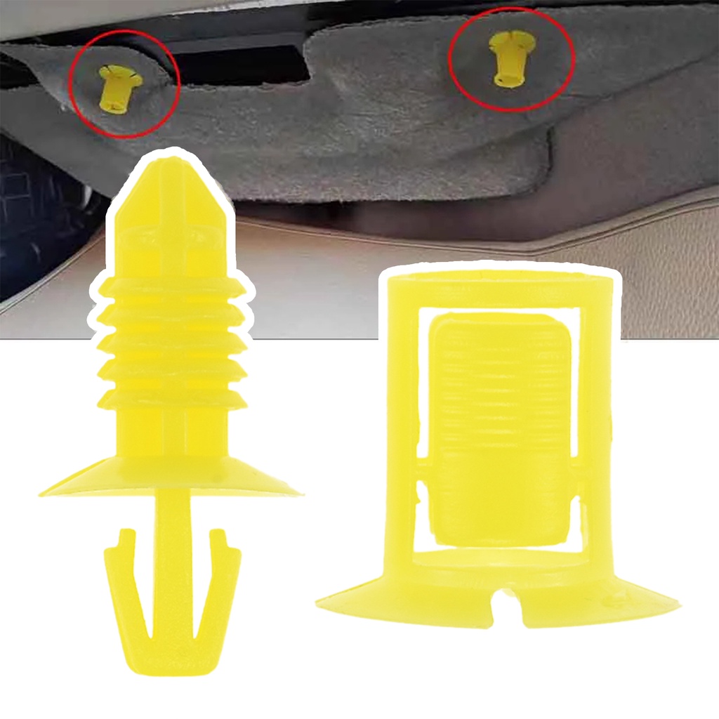 Jual 2 Sets Car Front Dash Insulator Copilot Fuse Box Cover Plate Pin ...