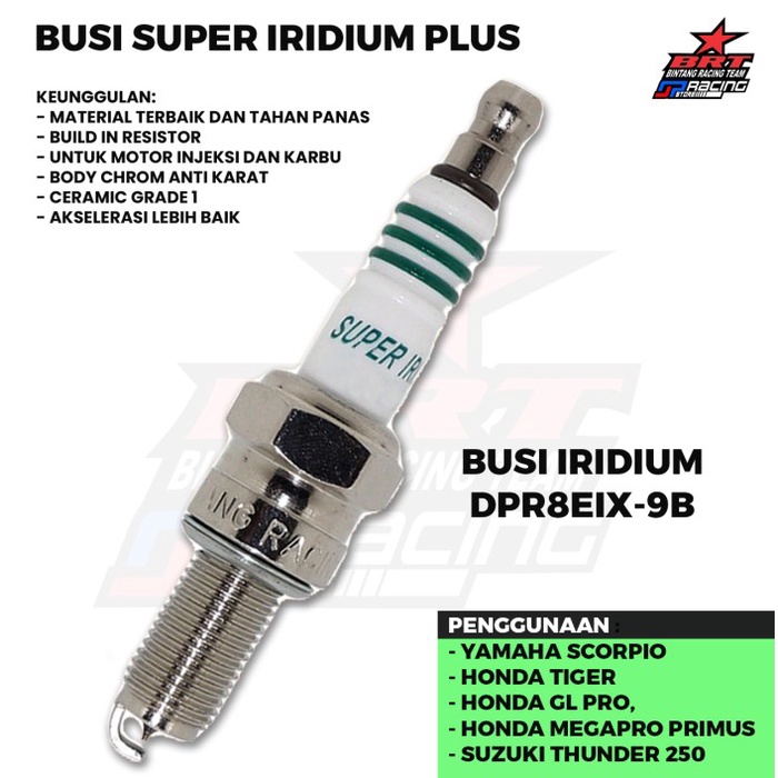 Jual Oto- Busi Racing Iridium BRT TIGER/MEGA PRO/THUNDER/SCORPIO ...