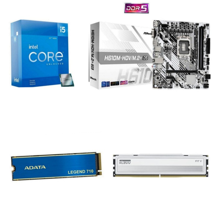 Jual Murah Paket Processor Intel Core I5 12400 / 12400F Box Gen 12 Ram Ddr5 16Gb | Shopee Indonesia