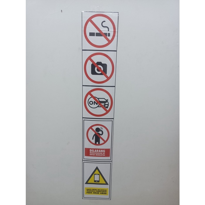 Jual Produk Viral Sticker Tanda Rambu Tiang Kanopi Spbu Pertamina Cod ...