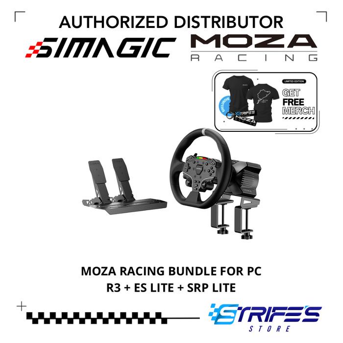 Jual Moza Racing Set R3 Bundle (R3+Es Lite+Srp Lite) For Pc Direct ...
