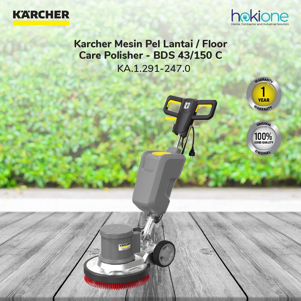 Jual Karcher BDS 43/150 C Mesin Pel Lantai / Floor Care Polisher ...