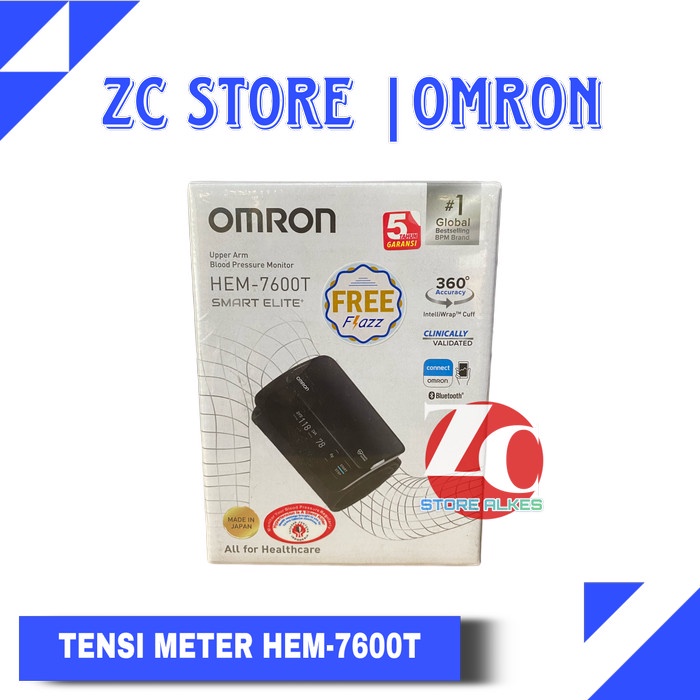 Jual OMRON Blood Pressure Monitor HEM-7600T (With Bluetooth) | Shopee ...