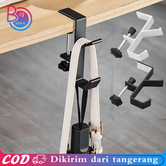 Jual PREMIUM Gantungan Tas Meja Portable Hook Meja Multifungsi Table ...