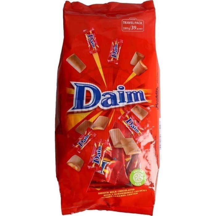 Jual DAIM MINIS CHOCOLATE TRAVEL PACK 280gr isi 39pcs | Shopee Indonesia