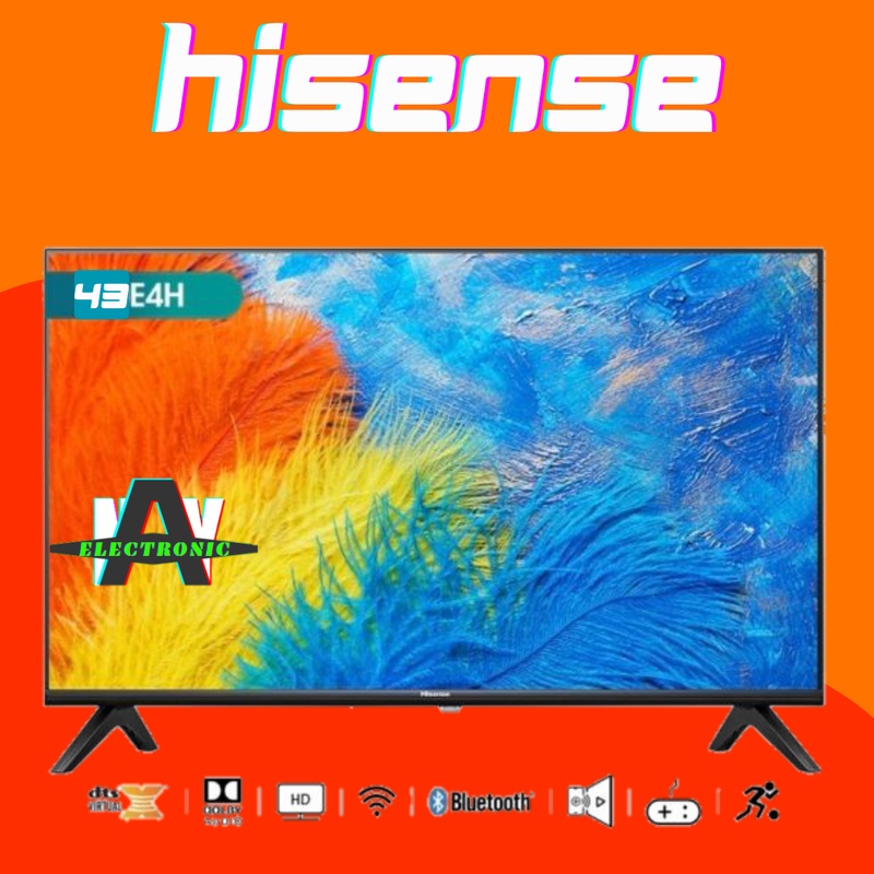 Jual Hisense 43 inch Vidaa Smart HD TV-Bezelles design / 43E4H Hisense ...
