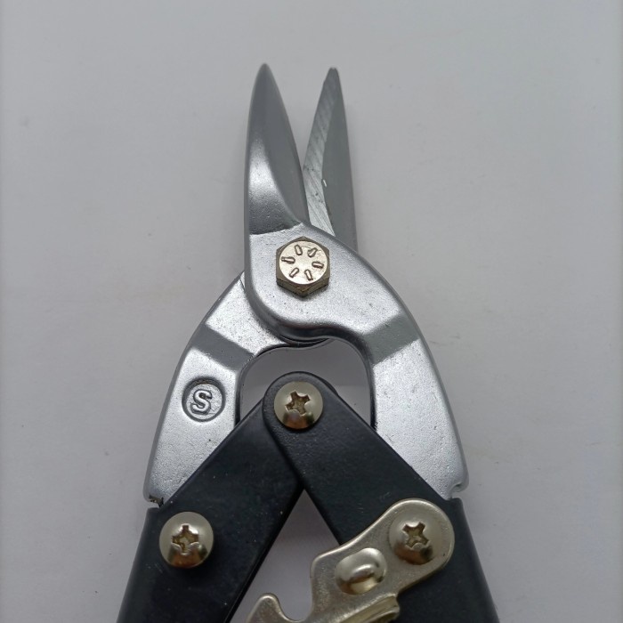 Jual GASS.! TANG GUNTING PLAT SENG 9" INCH SANTUS ST-8501M | Shopee ...