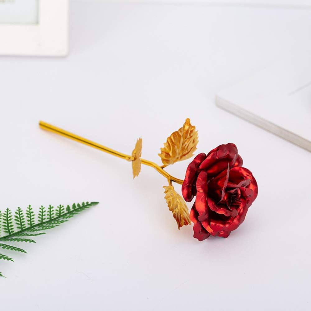 Jual Smiles Gift Bunga Mawar Dekorasi Artificial Gold Foil Flower 24K ...