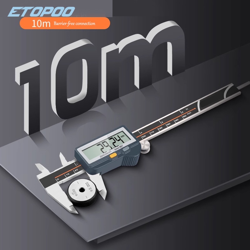 Jual NEW Built-in Bluetooth digital caliper for wireless transmission ...