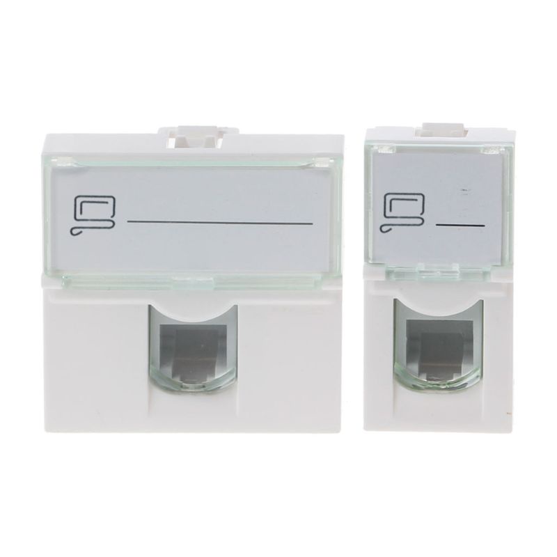 Jual CAT6 Network Module Information Socket RJ45 8P8C Connector Adapter Keystone Jack Standard ...