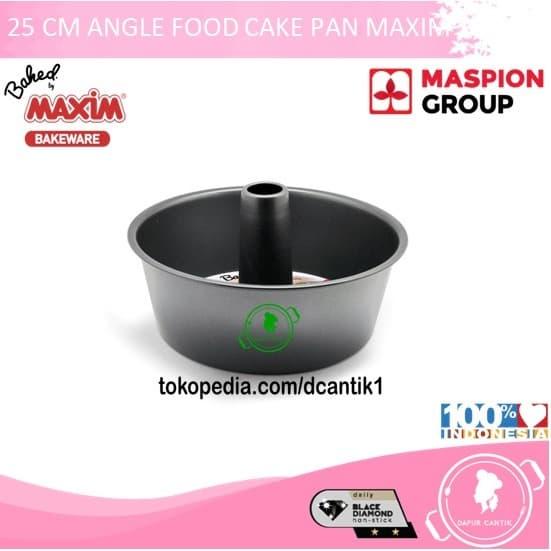 Jual Maxim Loyang Bulat Angel Food Cake Pan 25 Cm Maspion | Shopee ...