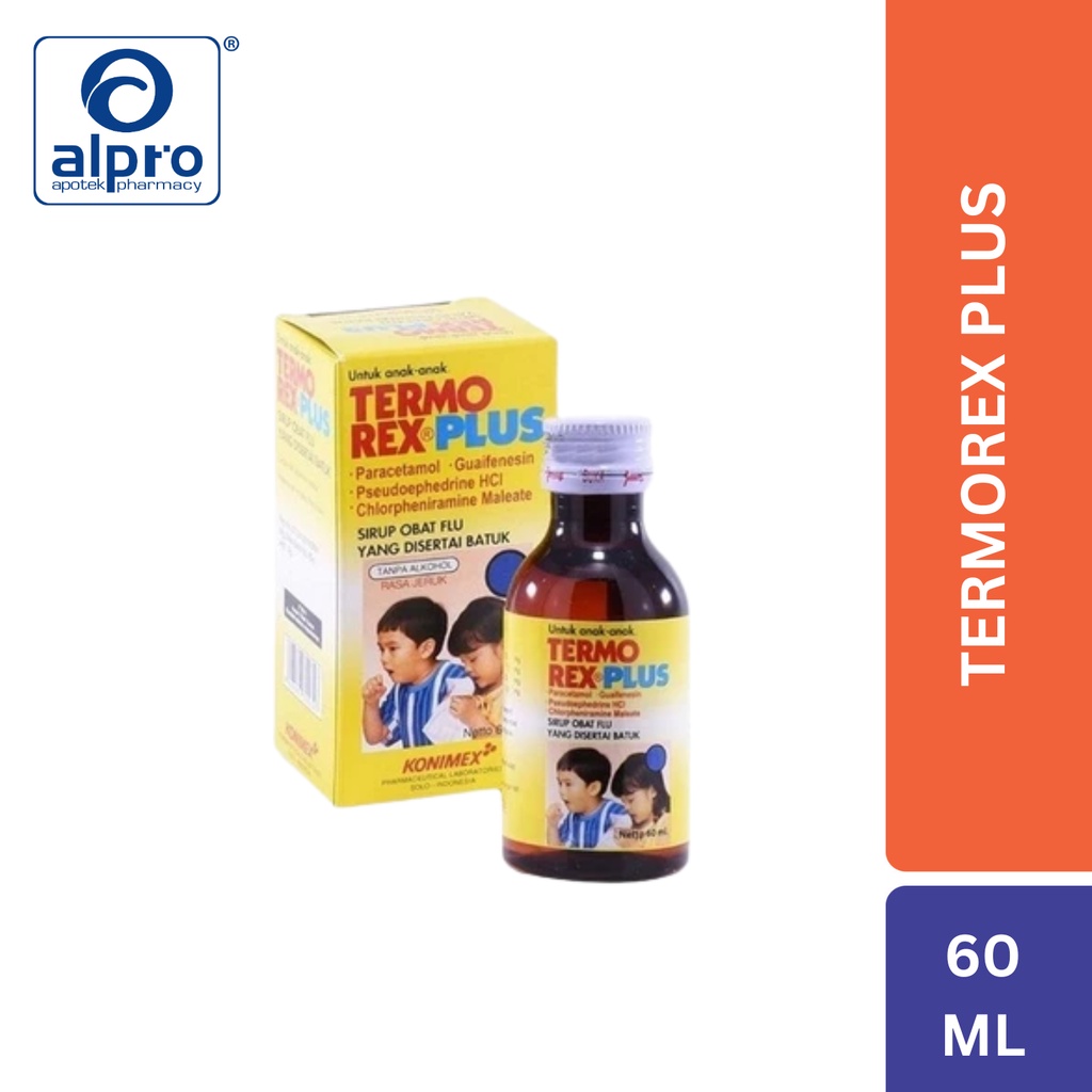 Jual Termorex Plus 60 Ml Obat Batuk Dan Flu Sirup | Shopee Indonesia