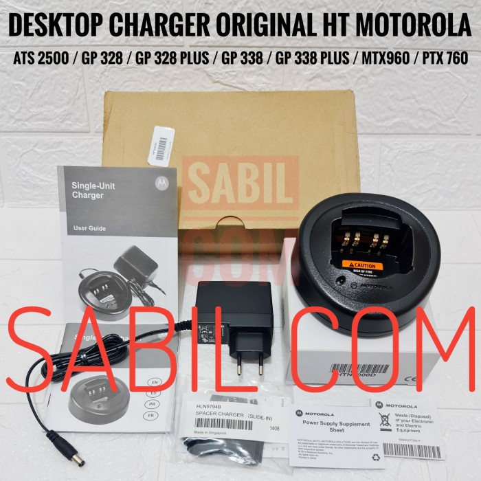 Jual New Charger Ht Motorola Ats 2500 Ori ,Gp 338 , Gp 328 (Pmtn4025C ...