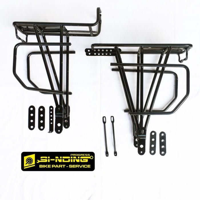 Jual Rack Pannier Rak Sepeda Touring Bagasi Touring Depan Belakang ...