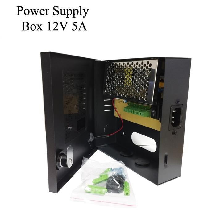 Jual POWER SUPPLY BOX 5A UNTUK CCTV 4CH (12V5A) | Shopee Indonesia